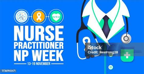 11월 1319일은 개업 간호사 Np 주간 배경 템플릿입니다 휴일 개념입니다 배경 배너 플래카드 카드 포스터 디자인 템플릿 벡터