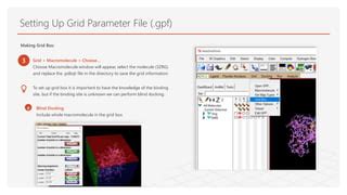 Molecular Docking Using Autodock Tools PPTX Chemistry Science
