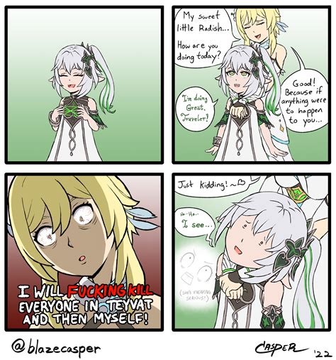 Автор Genshin Impact Comics комиксы геншин импакт Lumine