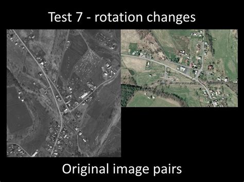 ppt matching results comparison between the gixel array descriptor gad and sift surf brief