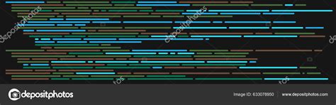 Code Screen Vector Illustration Flat Cartoon Coding Lines Simulation Stock Vector By ©yuriy