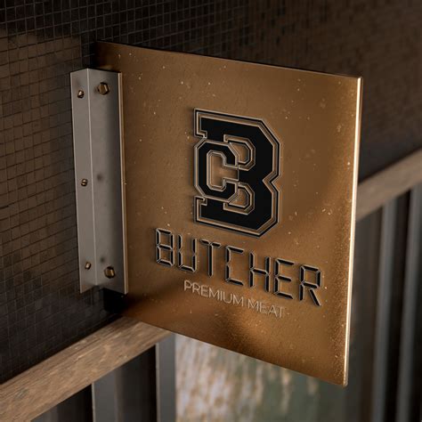 프레쉬하고 품질좋은 소 돼지의 생고기 식육점 정육점 로고 디자인 로고 디자인 포트폴리오 크몽