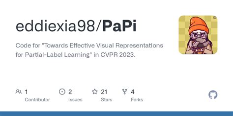 Github Eddiexia98papi Code For Towards Effective Visual