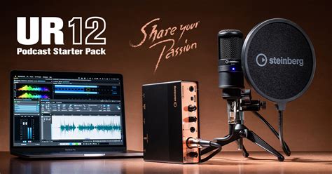 UR12 Podcast Starter Pack: All-In-One Package | Steinberg
