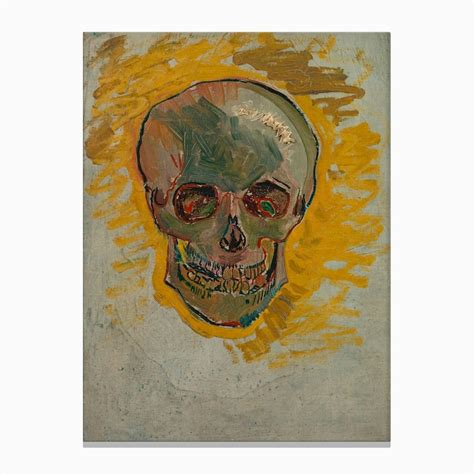 Skull 1888 Vincent Van Gogh Canvas Print By Fy Classic Art Prints