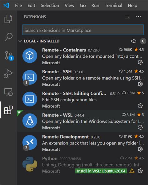 Python Development Using WSL 2 And Visual Studio Code M J Livesey