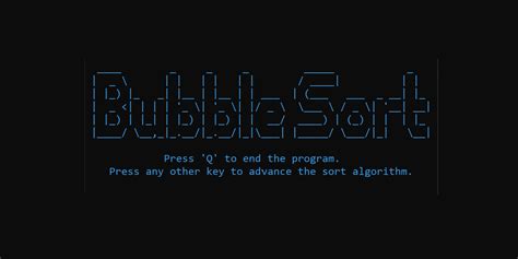 GitHub Pamims Visual Bubble Sort A Visual Representation Of The Bubble Sort Algorithm Written