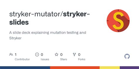 Github Stryker Mutator Stryker Slides A Slide Deck Explaining Mutation Testing And Stryker