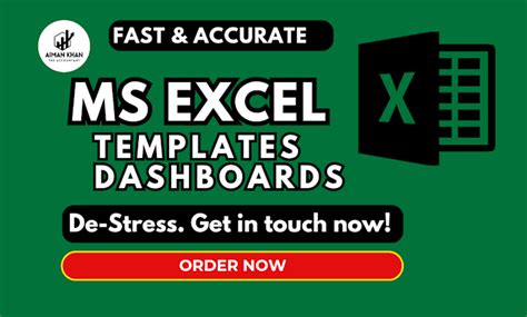 Create Excel Template And Ms Excel Dashboard As Your Microsoft Excel