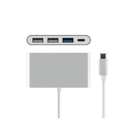 Cáp Chuyển Đổi USB Type C 4 in 1 To USB 3 0 USB Type C 2xUSB 2 0 UC 359 Zfix vn