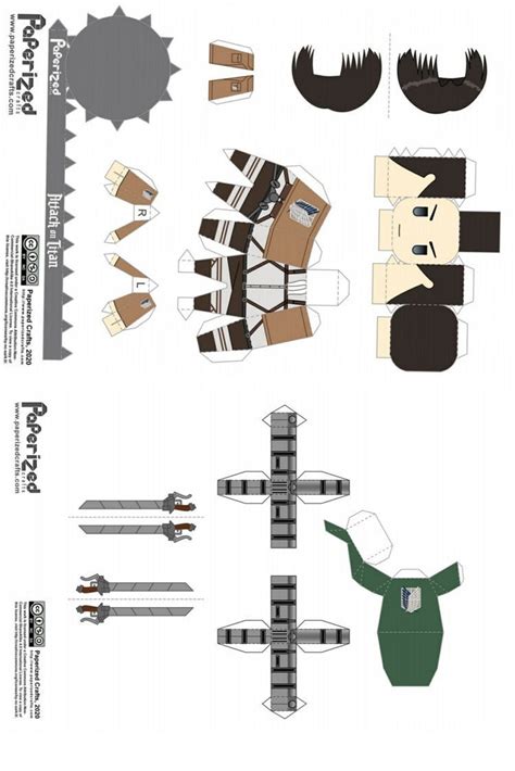 Best 13 Attack On Titan Levi Ackerman Cleaning Papercraft Artofit