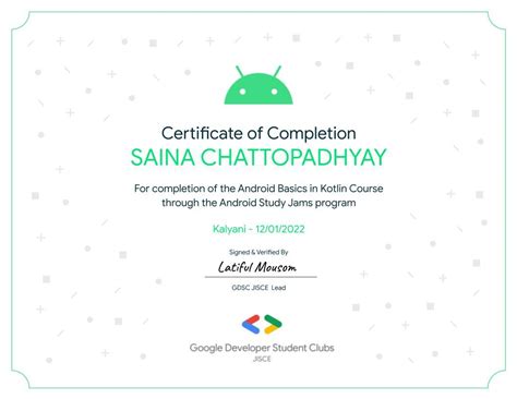 Saina Chattopadhyay On Linkedin Kotlinprogramming Advancedlearning Gdsc Continuouslearning