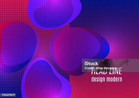 추상적인 부드러운 투명한 유체 모양의 오버레이 밝은 색상 배경 포스터 배너 전단지 브로셔를 위한 템플릿입니다 벡터 0명에 대한 스톡 벡터 아트 및 기타 이미지 Istock