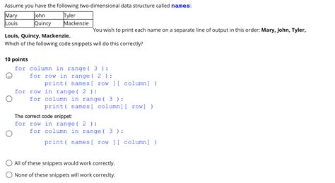 Solved Assume You Have The Following Two Dimensional Data
