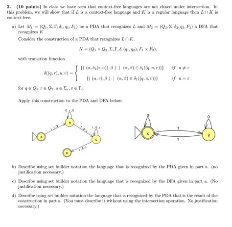 Solved 2 10 Points In Class We Have Seen That Chegg Com