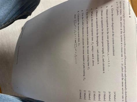 consider a single server queuing system with a stream