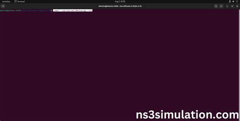 Executing The Example Lte Net Device Program Ns3 Projects