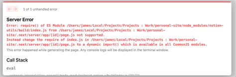 Require Issue On Nextjs 13 · Issue 406 · Notionxreact Notion X · Github