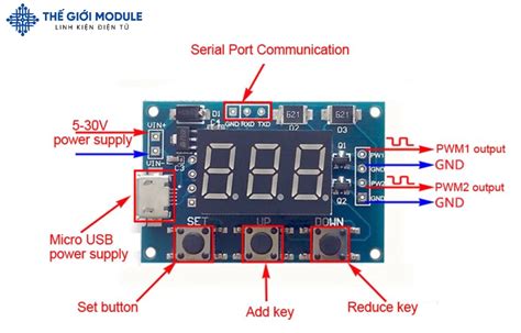 Mạch Tạo Xung Pwm 2 Kênh độc Lập Thế Giới Module