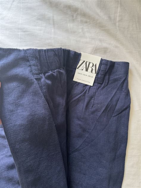 شلوار لینن سورمه ایی وارداتی زارا کد ۱۱۷ حورال کالکشن