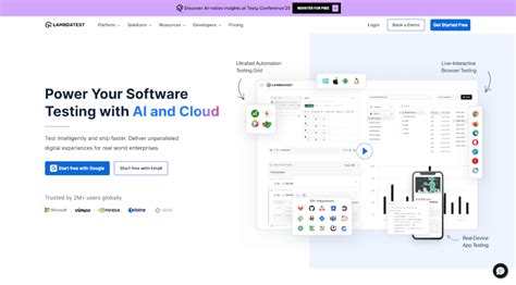 Lambdatest Ai Powered Cloud Testing For Flawless Apps And Websites Seektoolai Directory
