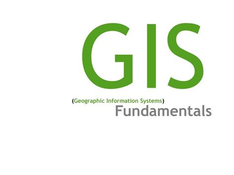 Gis Geographical Information System Fundamentals Ppt Databases
