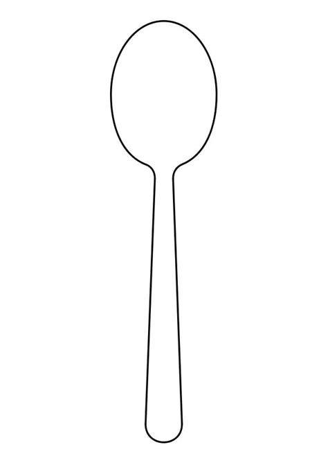 Dibujo De Cuchara Para Colorear Img 19151