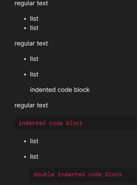 Empty Lines In Code Blocks Mess Up Bullet Lists Bug Reports Obsidian Forum