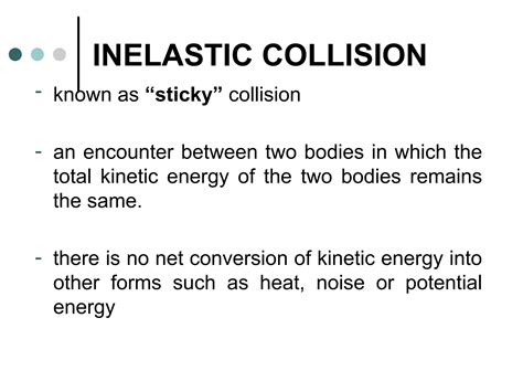 Ch 6 3 Elastic And Inelastic Collisions Ppt Pptx