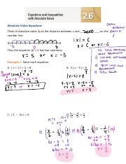 Solving Absolute Value Equations Examples And Solutions Learn Course Hero