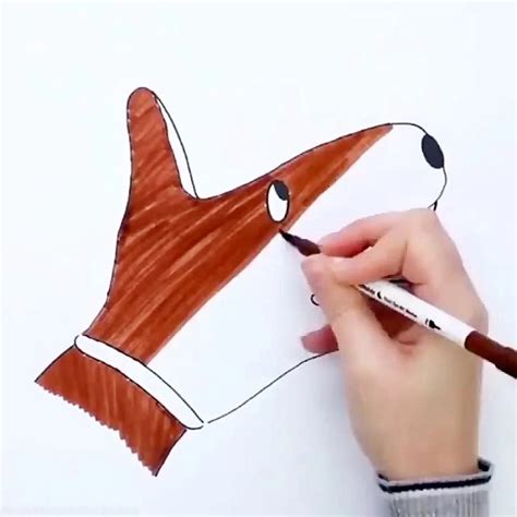 نقاشی با دست زیبا و آسان برای کودکان مینویسم