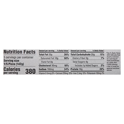 Digiorno Pepperoni Pizza Nutrition Facts Home Alqu