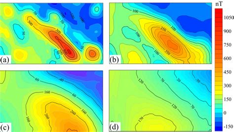 Multiscale Separation Results A D Of The Aeromagnetic Anomaly In Download Scientific Diagram