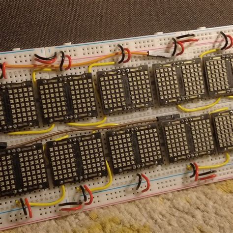 Pixie Chroma Chainable RGB LED Matrix Displays Hackaday Io
