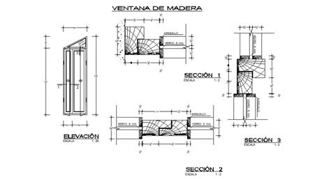 Wooden Door Elevation And Installation Cad Drawing Details Dwg File