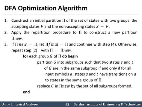 Unit 4 Unit 2 Pushdown Lexical Analysis Automata