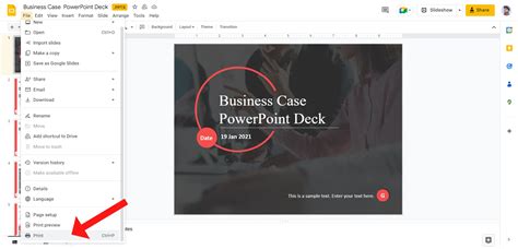How To Print Google Slides With Notes Google Slides Tutorial