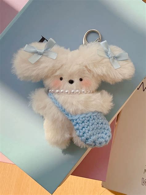 특가💙당일출고💙가방풀세트 귀여운 모루인형 키링 강아지키링 멍뭉이 볼터치키링 차키 열쇠고리 복실 가방키링 가방꾸미기 에이블리