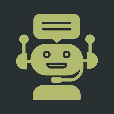 Chat Bot Vector Icon 41808596 Vector Art At Vecteezy