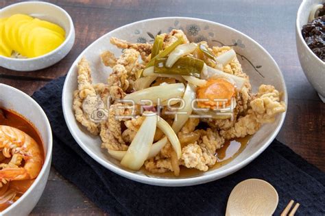 짬뽕 중국집 배달음식 중국음식 음식 사진 이미지 일러스트 캘리그라피 Coool885작가