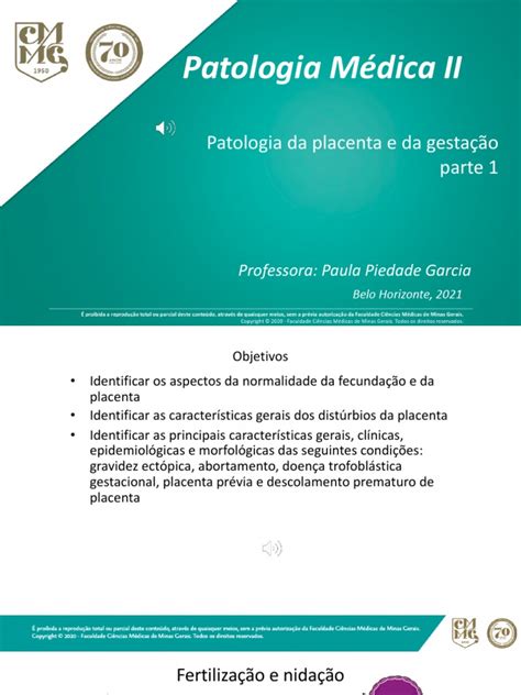 Cm Patologia Da Placenta E Da Gestação Parte 1 Conflito De Codificação