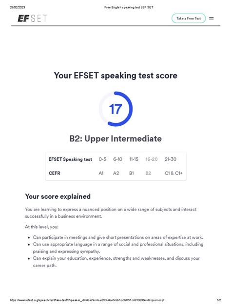 English Speaking Test Ef Set Pdf