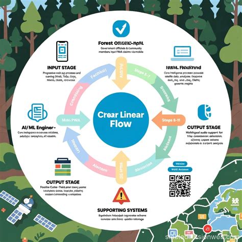 Modern Infographic Flow Diagram Stable Diffusion Online