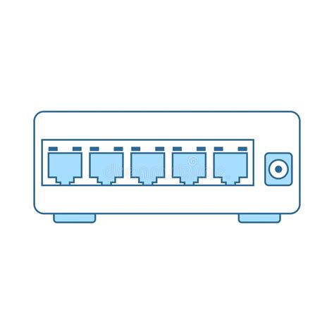 Ethernet Switch Icon Stock Vector Illustration Of Business 154789546