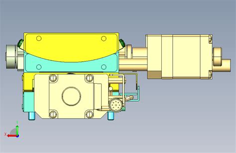 双角度翻转旋转伺服模组 Step 模型图纸下载 懒石网