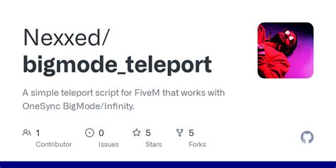 Github Nexxedbigmodeteleport A Simple Teleport Script For Fivem