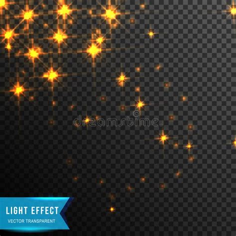 Star Sparkle Effect From Connecting Dot And Line Light Effect Stock Illustration Illustration