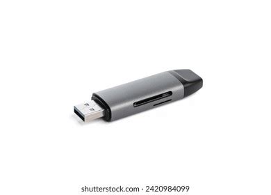 Sd Card Reader Isolated Over Royalty Free Licensable Stock Photos Shutterstock