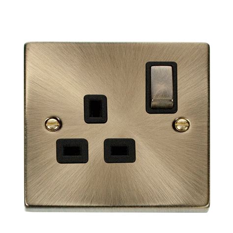 Scolmore Vpab535bk 13a Ingot 1 Gang Double Pole Switched Socket