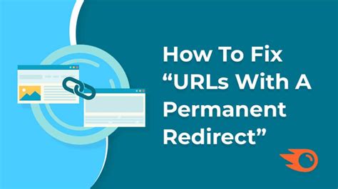 how to fix urls with a permanent redirect semrush audit tool